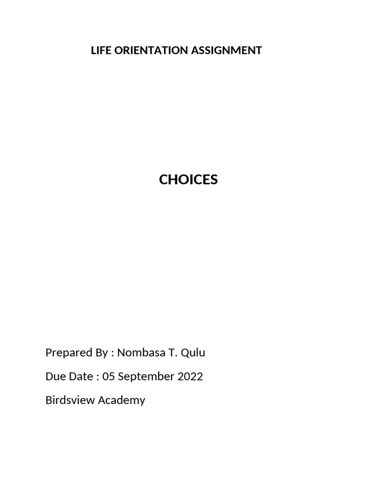 LO Assignment. | PDF