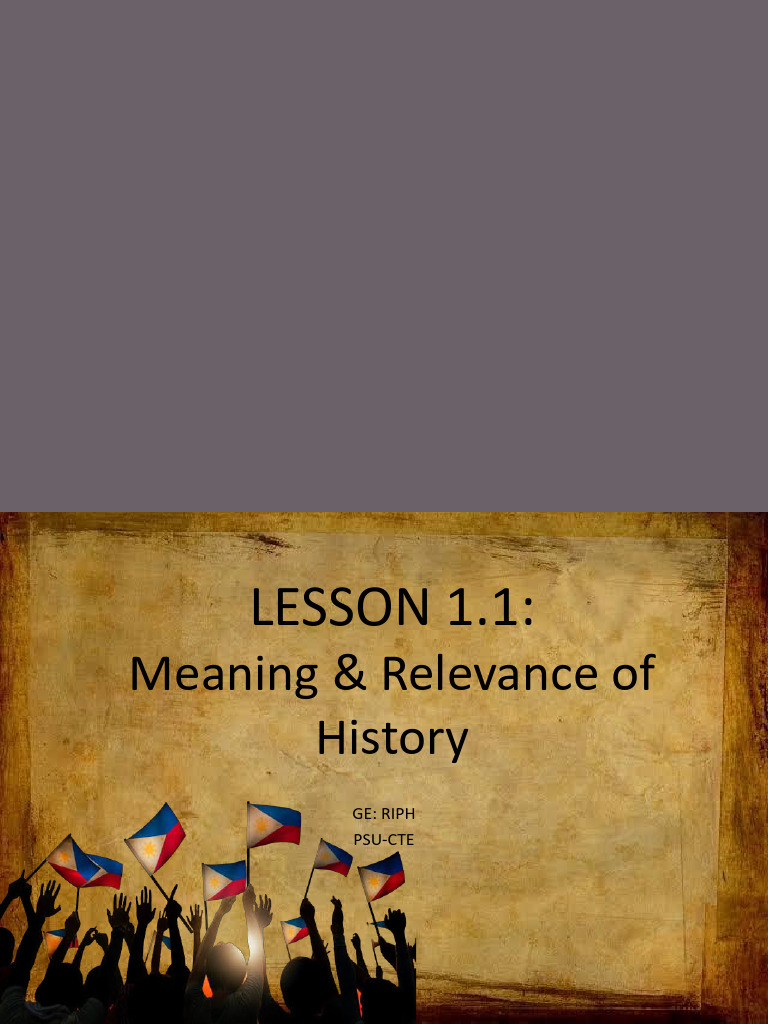 Lesson 1 GE PH | PDF