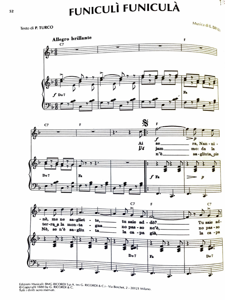 Funiculi' Funicula' | PDF