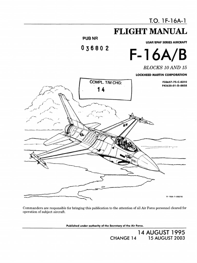 Flight-Manual F-16A/B (T.O. 1F-16A-1) | PDF | General Dynamics F 16 Fighting Falcon | Avionics