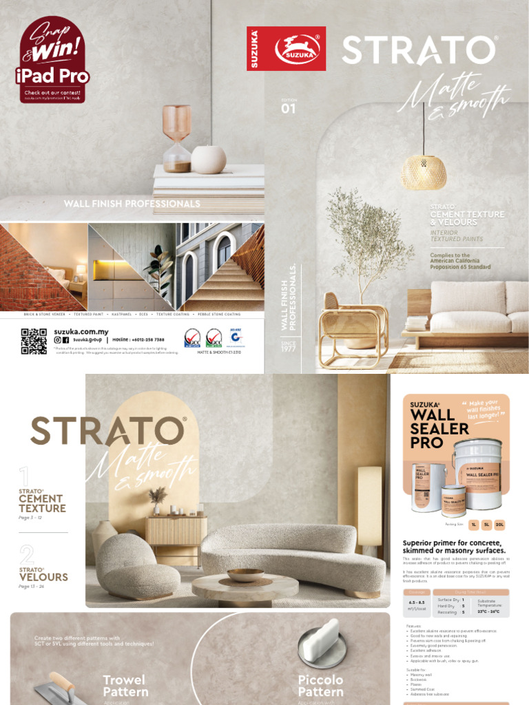 Strato Cement & Velours | PDF
