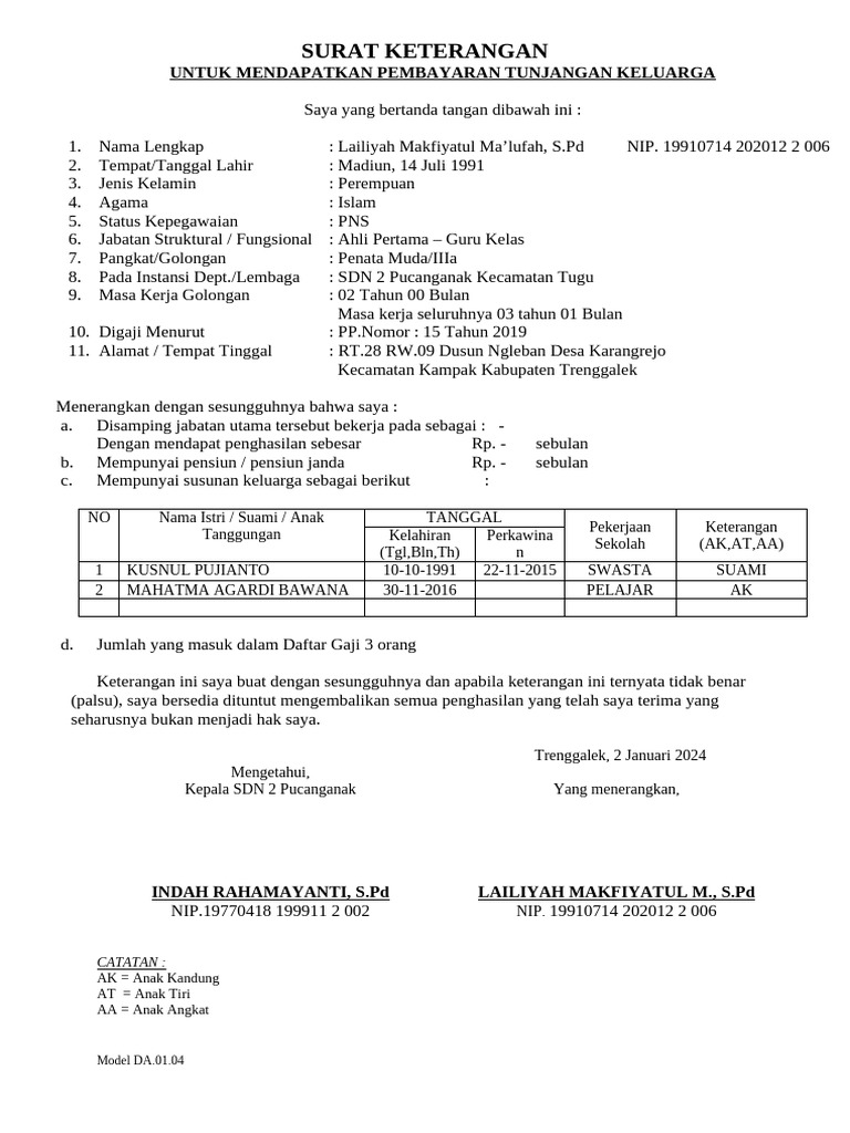 KP4 - Lailiyah 2024 | PDF