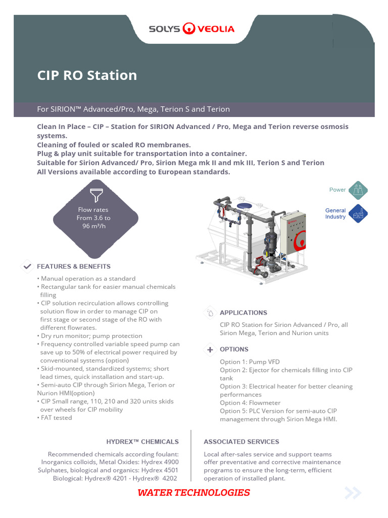 DODTCS313628 - CIP RO Station Datasheet | PDF