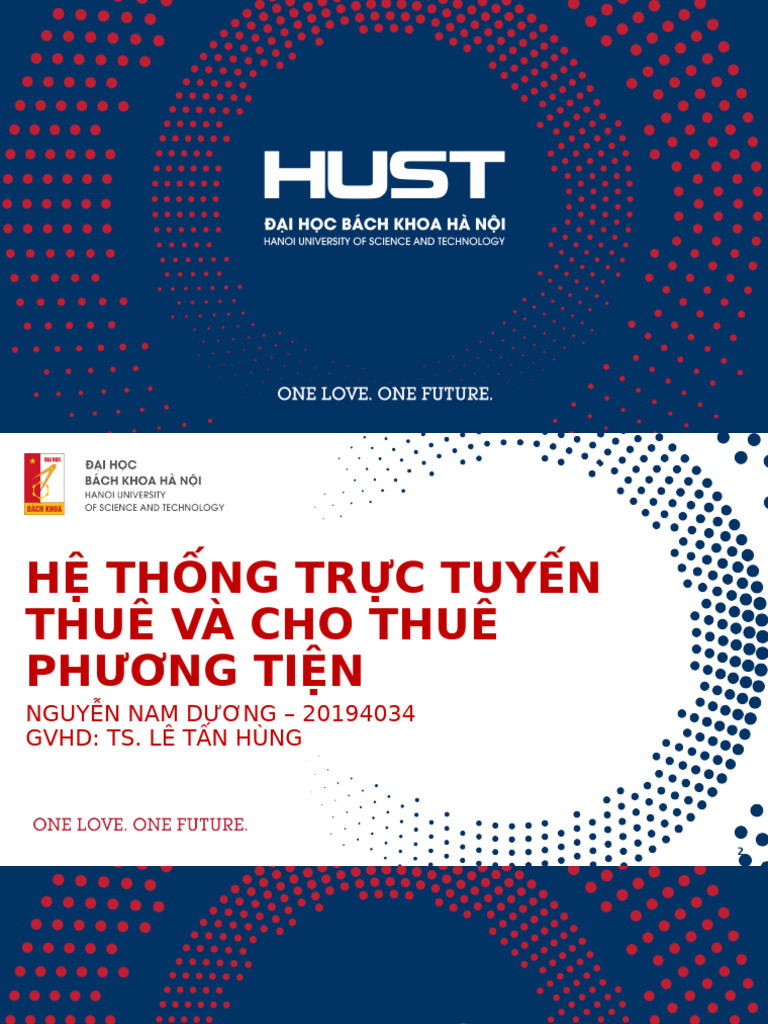 (Hust) - Blue PPT Template 2022 - 16x9 | PDF