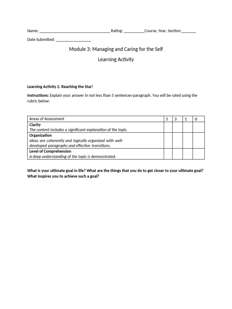 Learning Activity 2 | PDF