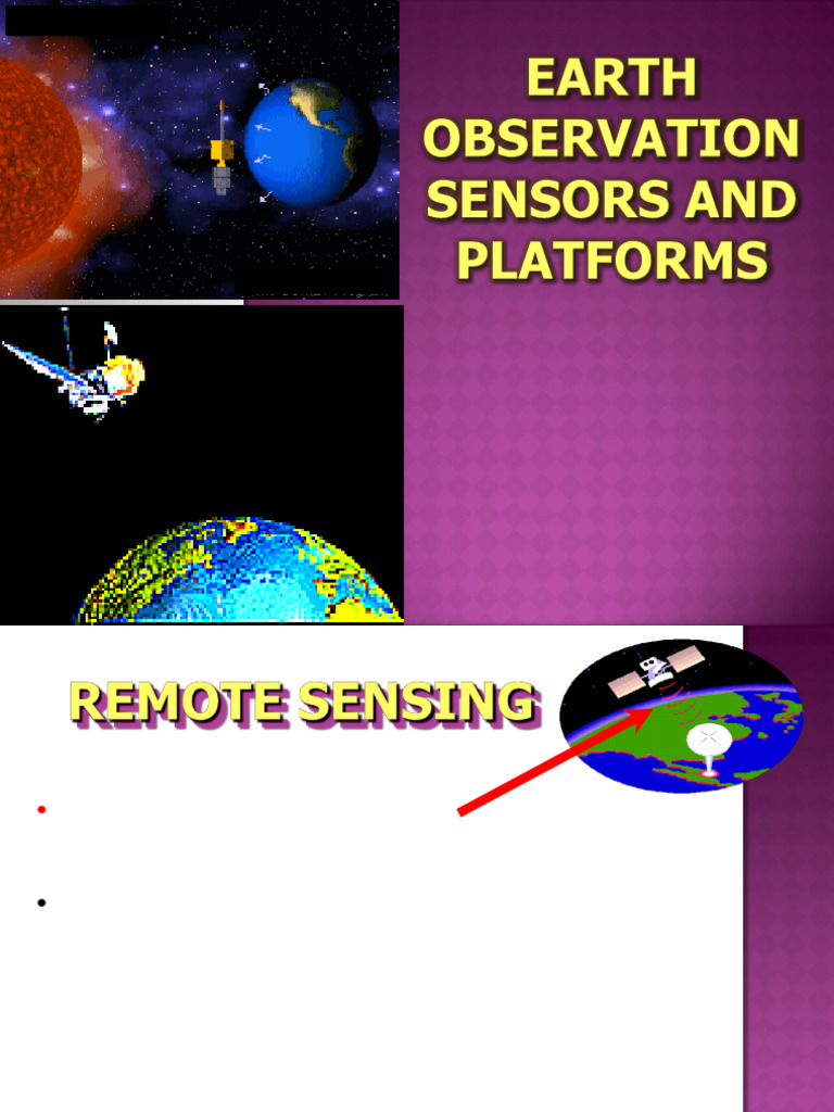 2.earth Observation Sensors and Platforms - 7 Aug12 (Vinay Kumar) | PDF