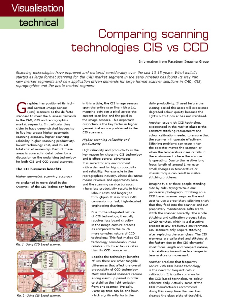 Scaner - CIS Vs CCD | PDF | Image Scanner | Charge Coupled Device