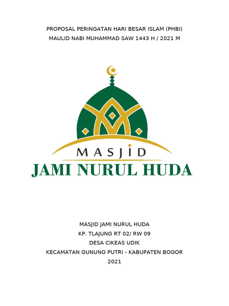 PROPOSAL PERINGATAN HARI BESAR ISLAM | PDF
