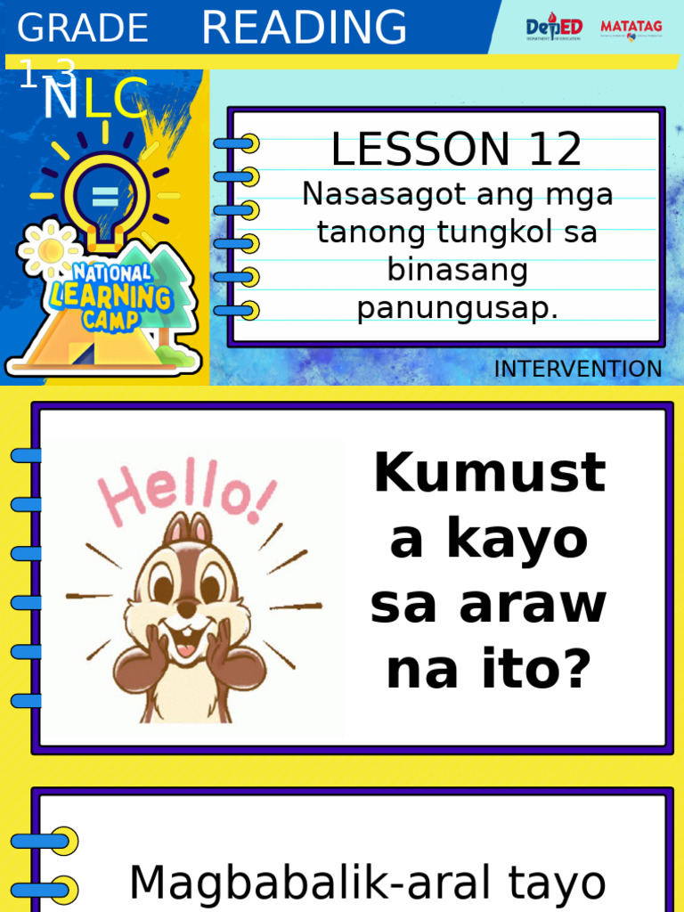 Reading g1 l12 | PDF