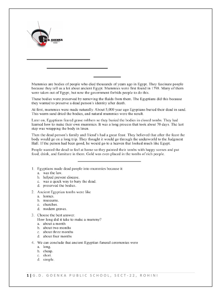 Reading Skills I-Factual | PDF