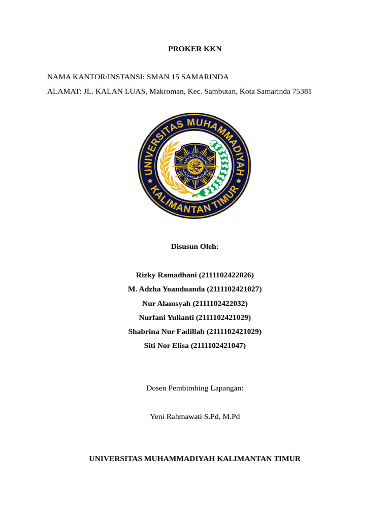 Proker KKN | PDF
