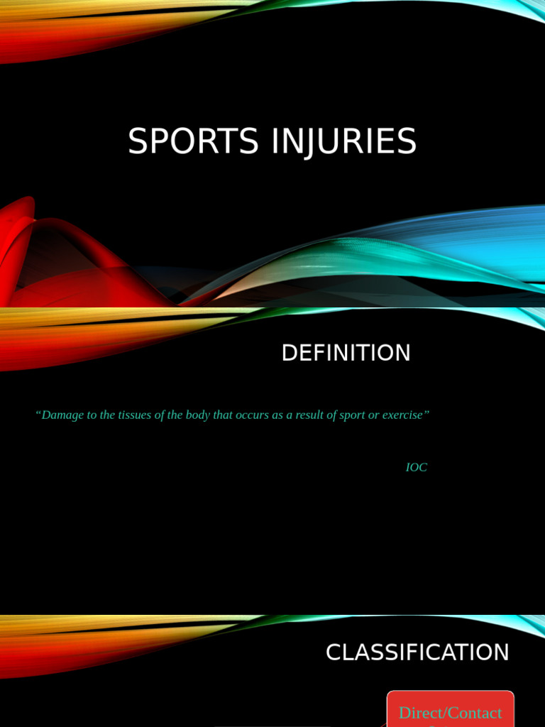 Sports Injuries | PDF