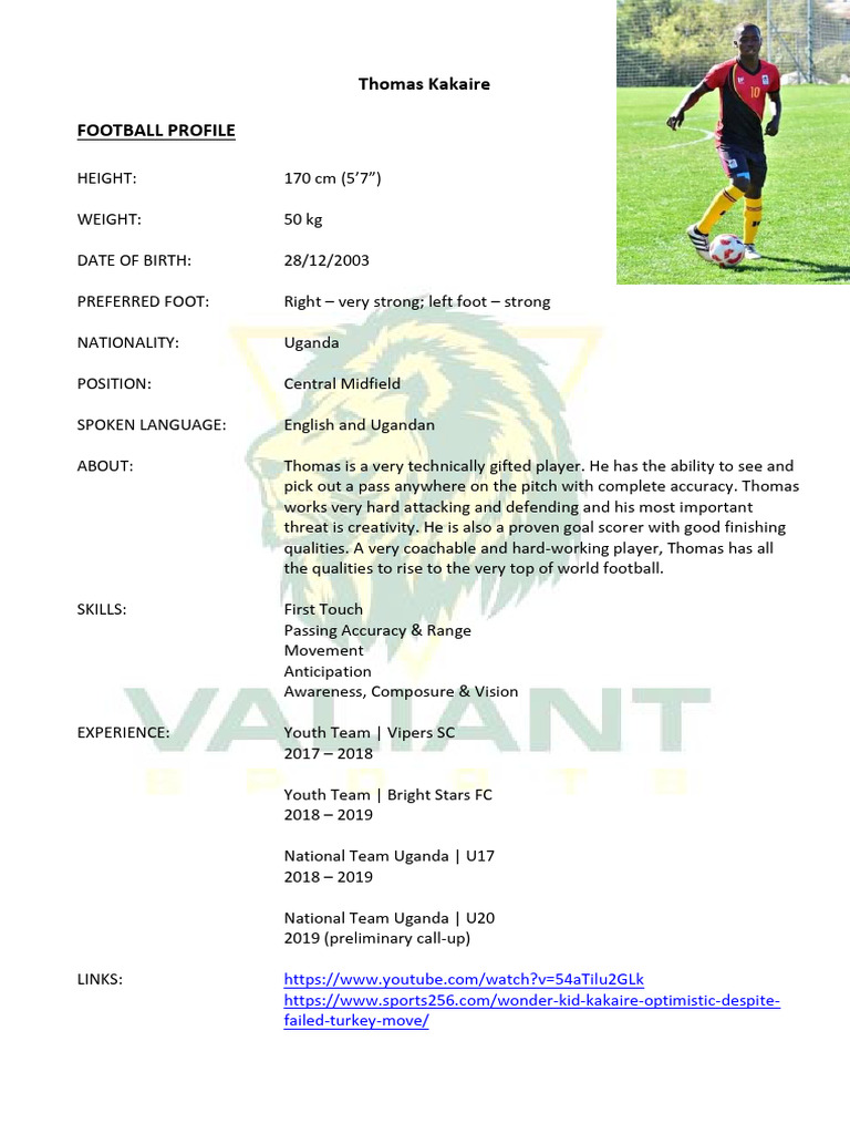 CV-Thomas-Kakaire | PDF