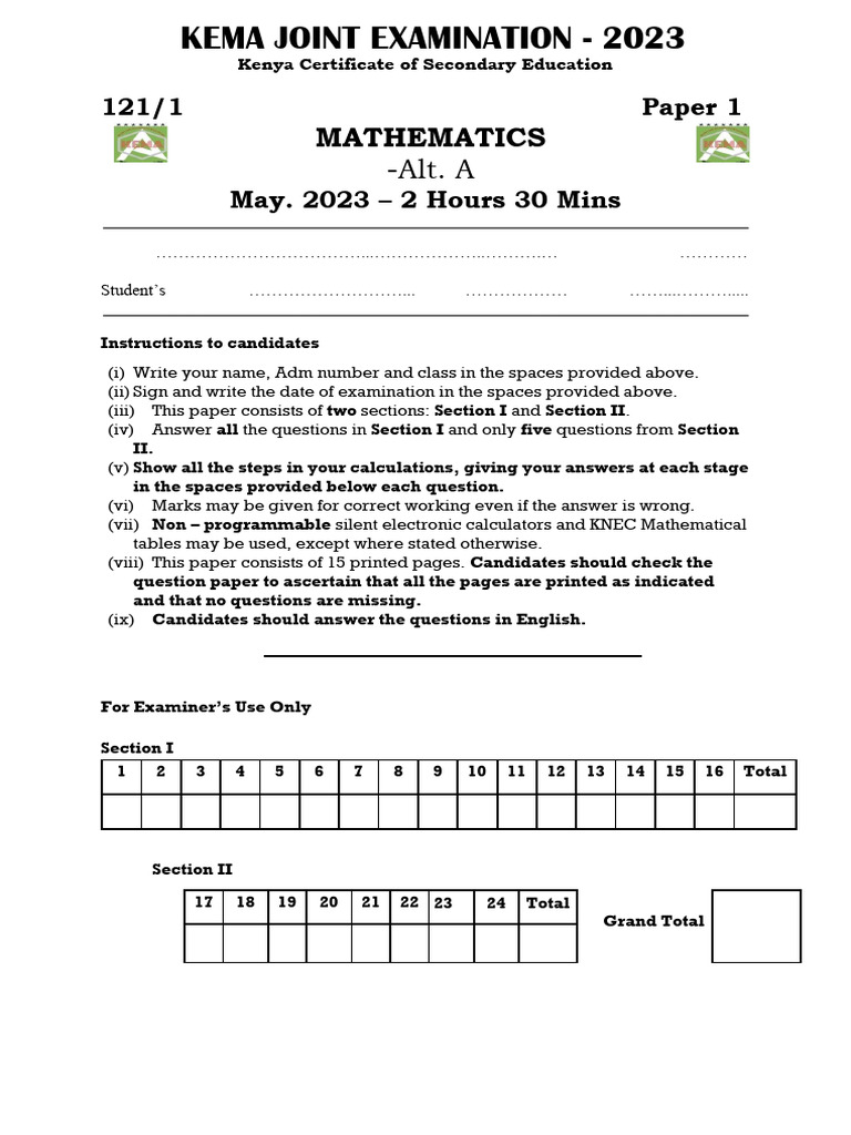 Kema PP1 2023-1 | PDF