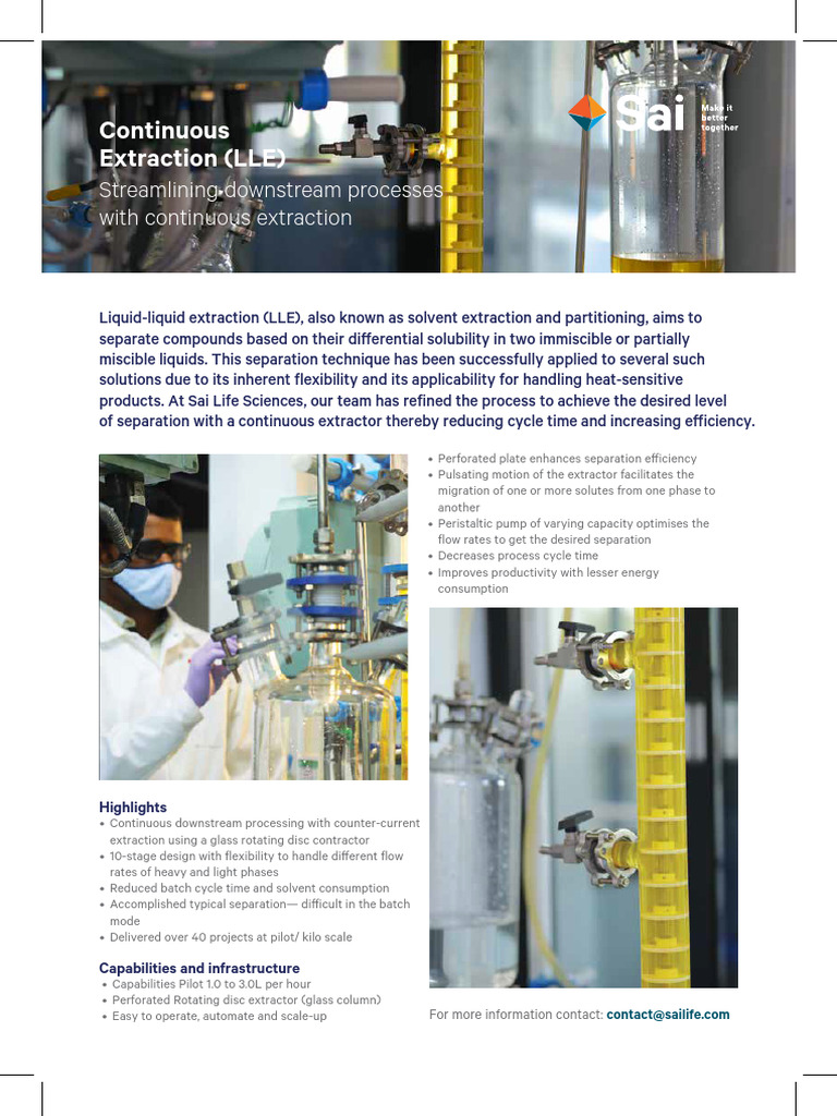 Continuous Extraction | PDF