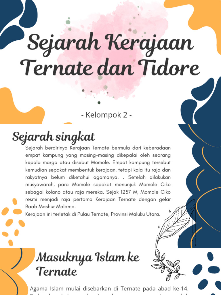 Sejarah Kerajaan Ternate Dan Tindore - 20240523 - 123610 - 0000 | PDF