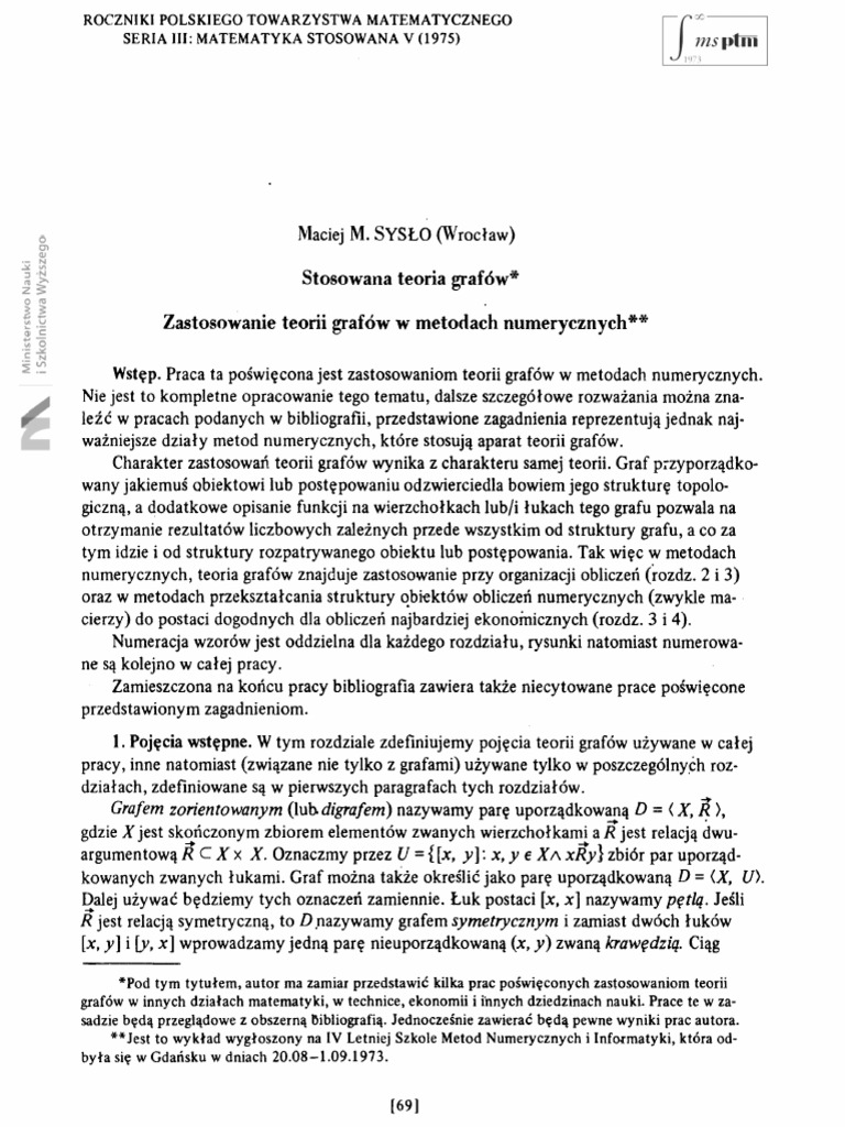 Applied Graph Theory Application of | PDF
