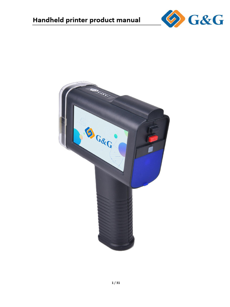 G&G Handheld Printer | PDF