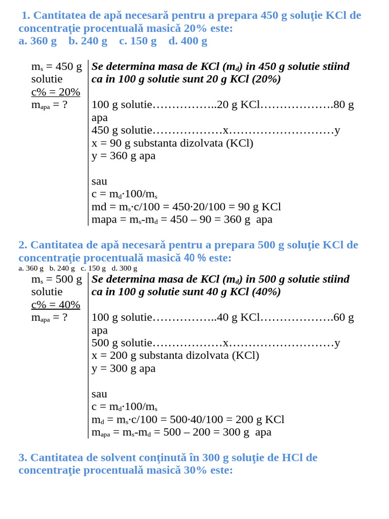Cap III Solutii Probleme Rezolvate | PDF