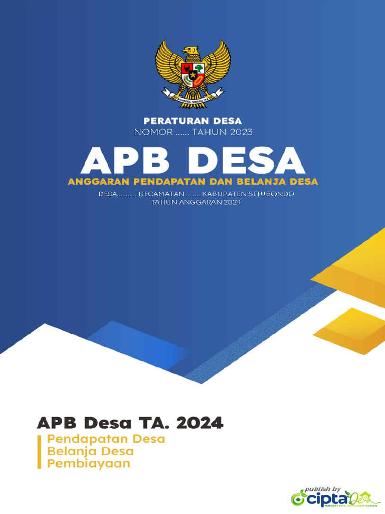 2024 - Perdes APB Desa | PDF