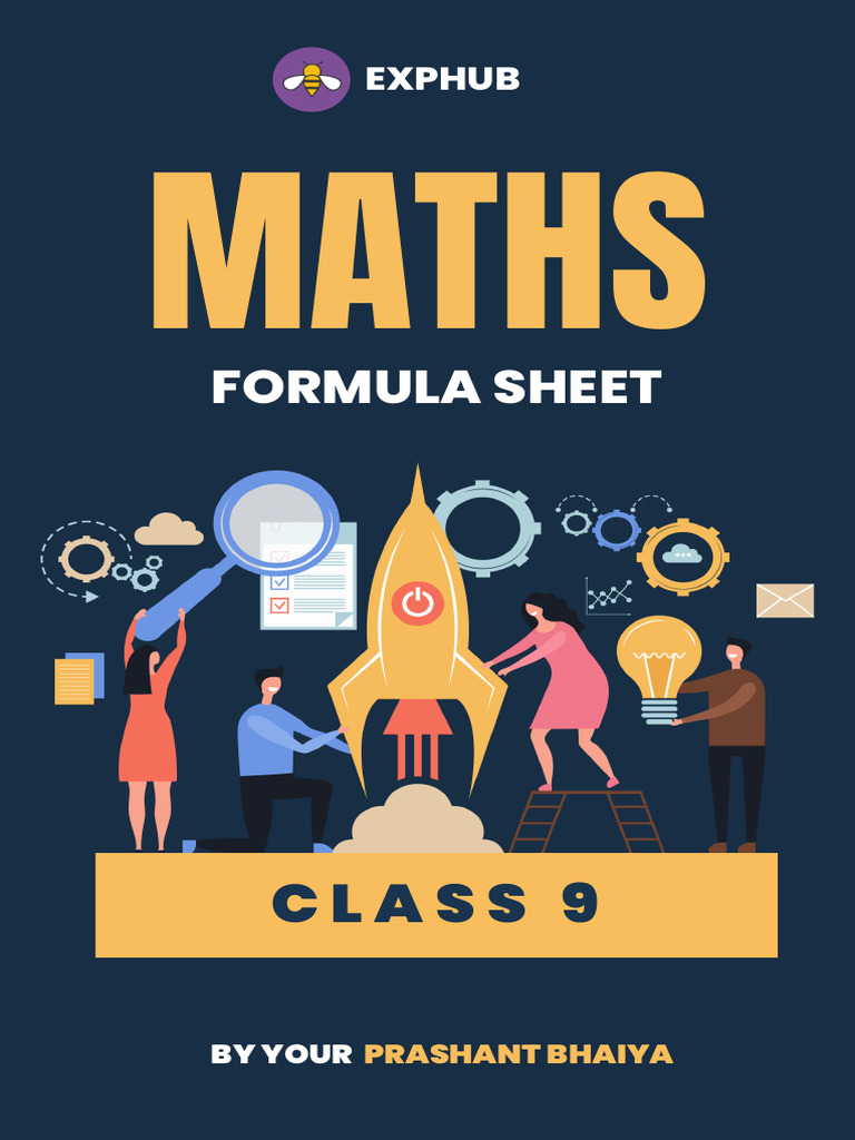 Class 9th - Maths Formula Sheet | PDF