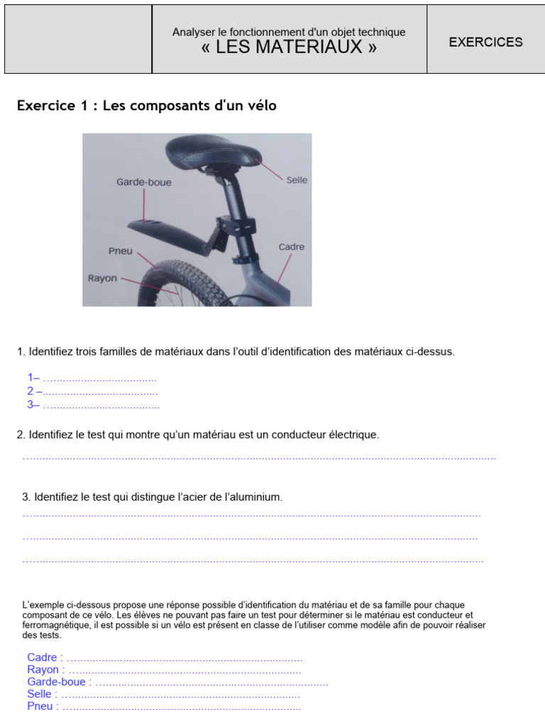 Les Matériaux | PDF