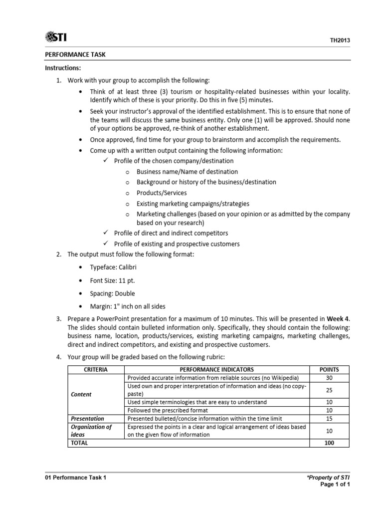 01 Performance Task 1 Batch Security | PDF | Career & Growth | Business