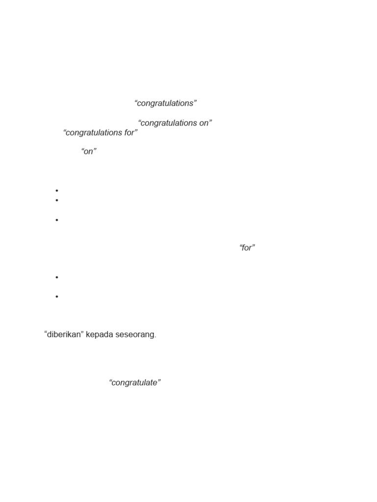 Congratulations Dan Compliment | PDF