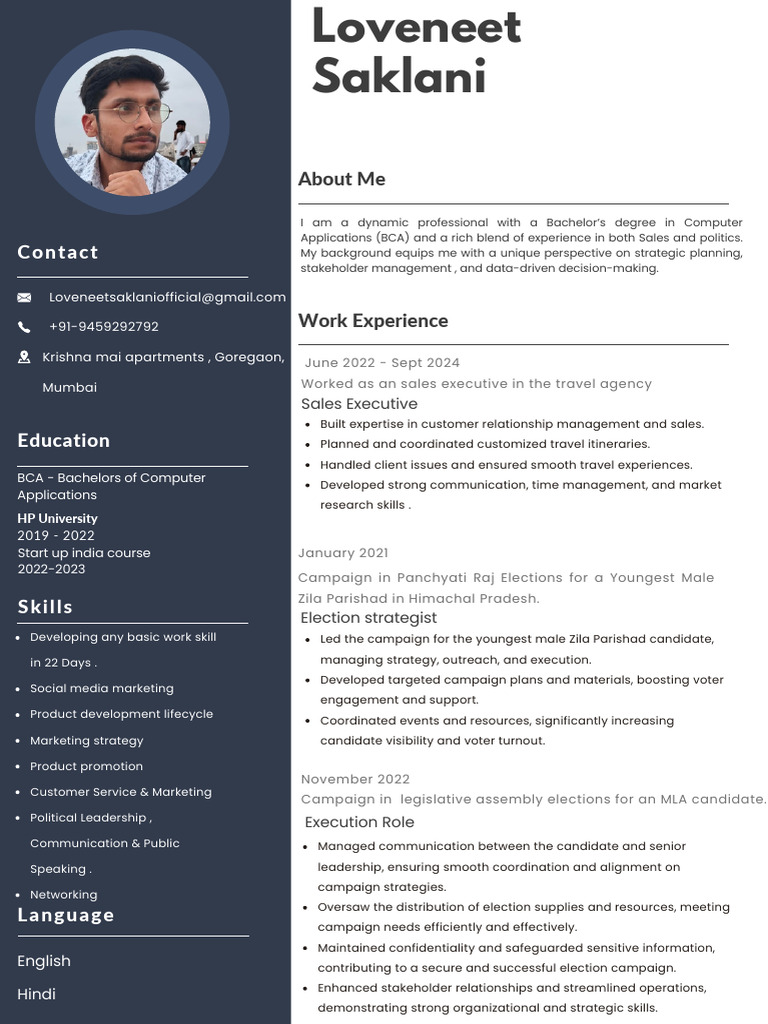 Loveneet Resume | PDF