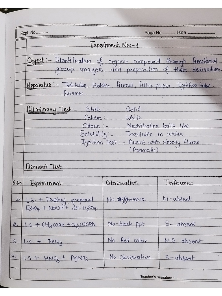 Chemistry File Work | PDF