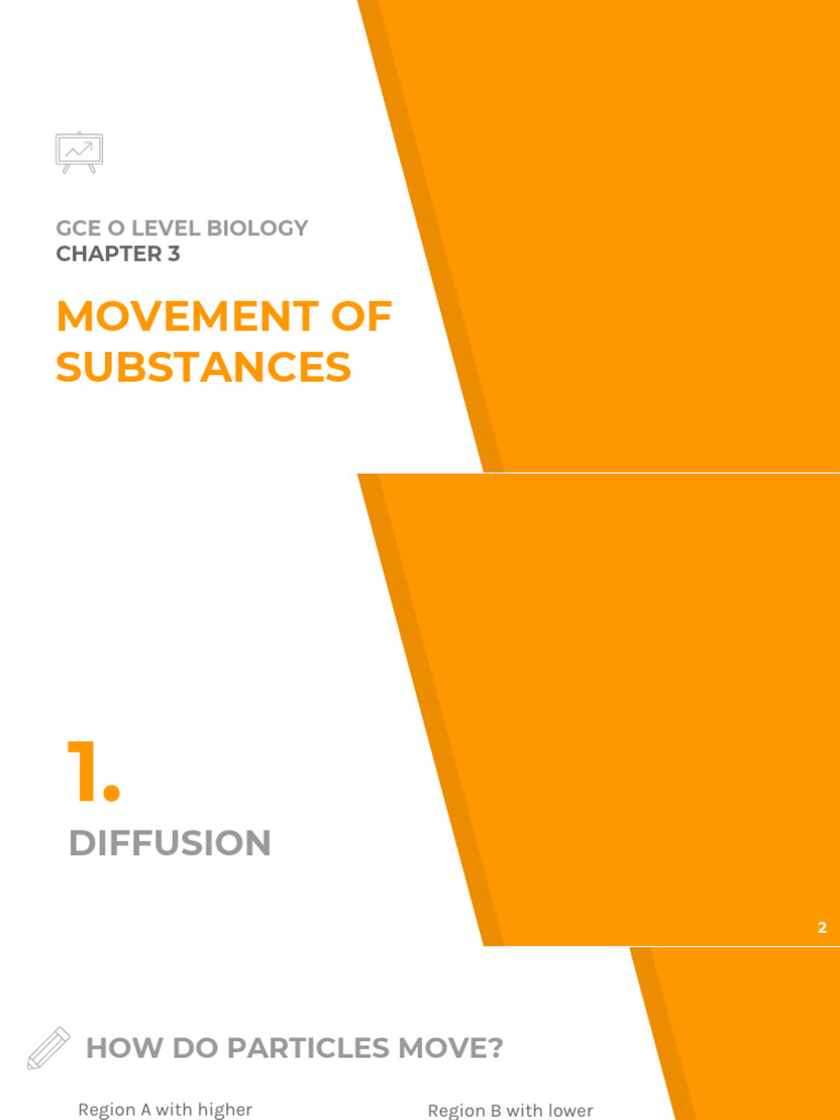O Level Biology 3 Movement of Substances | PDF