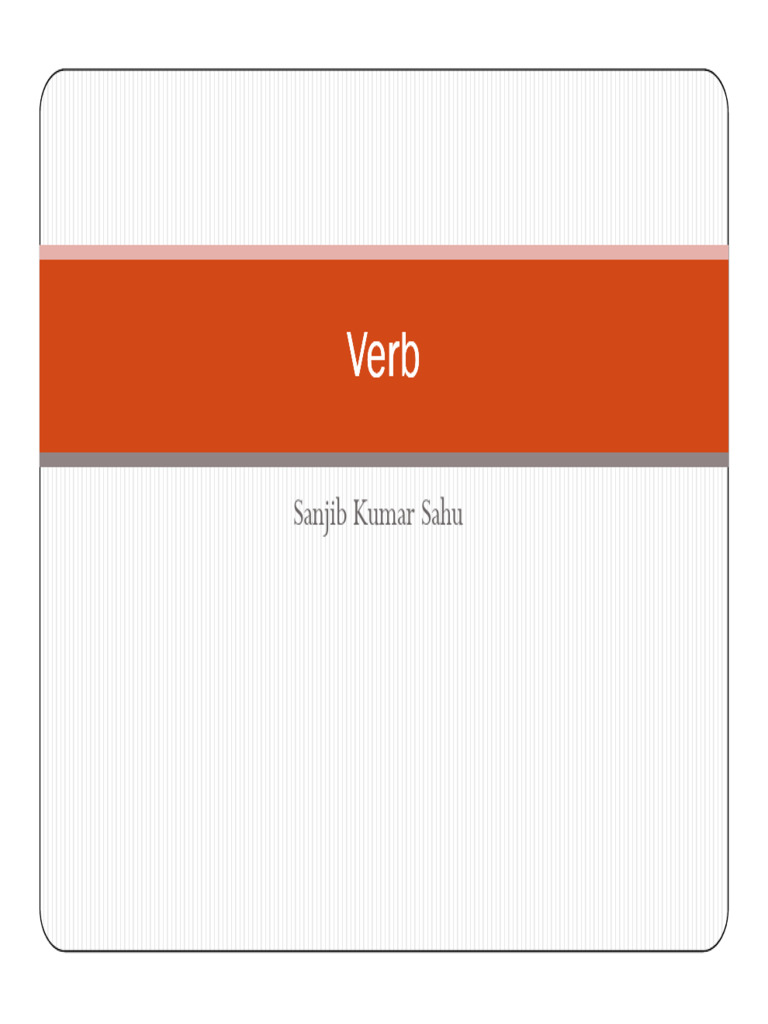 Verb | PDF