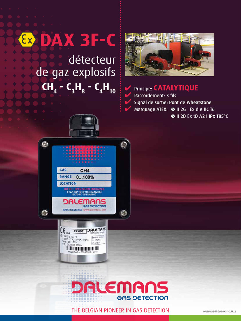 DAX 3F-C - Dalemans Gas Detection | PDF