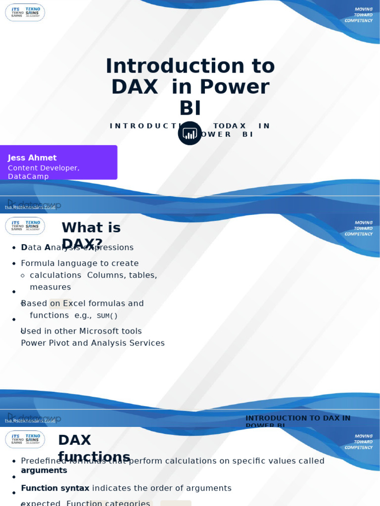 Intro To DAX Chapter1 | PDF