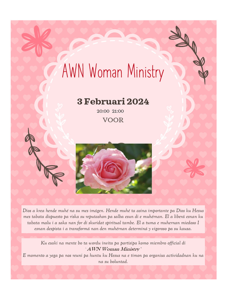 AWN Woman Ministrypdf | PDF