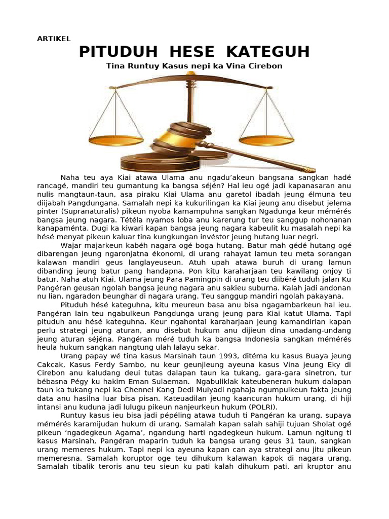 Tina Kasus Vina | PDF