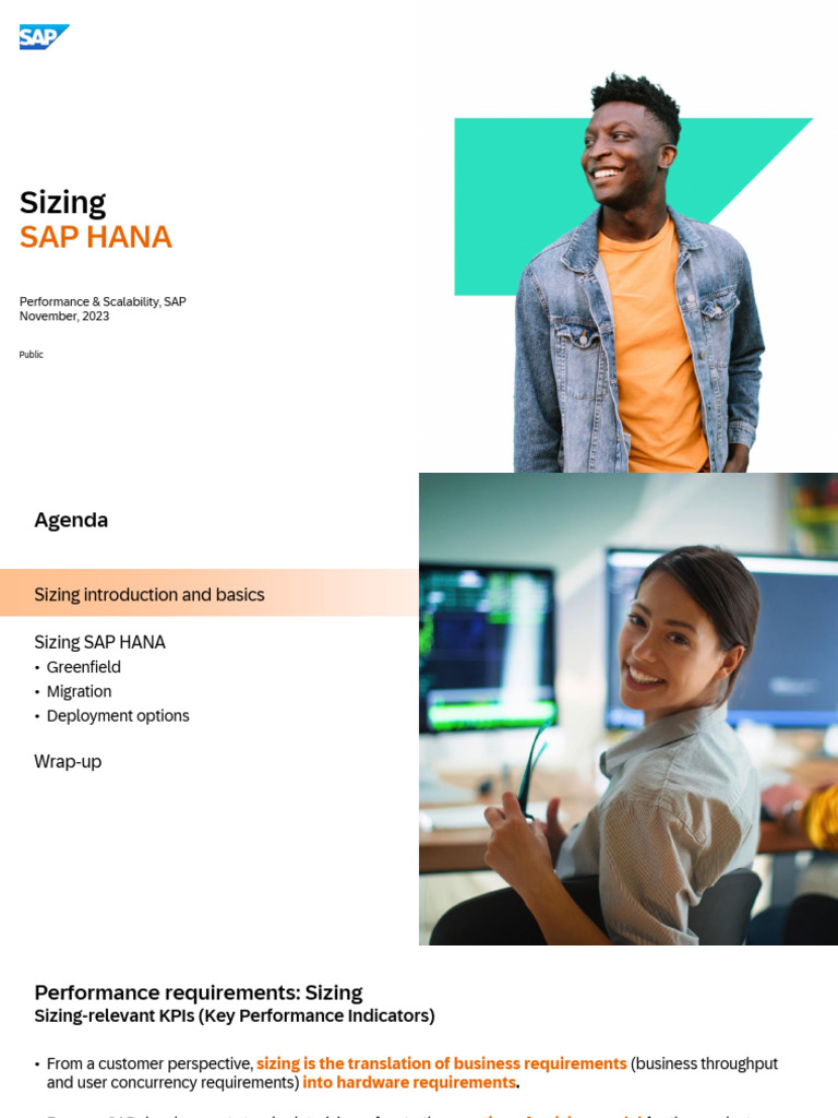 Sizing SAP HANA | PDF