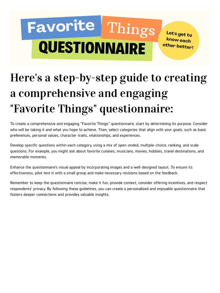 Here's A Step-By-Step Guide To Creating A Comprehensive and Engaging ...