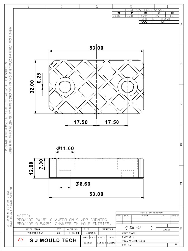 Windows 23 Pressure Pad | PDF