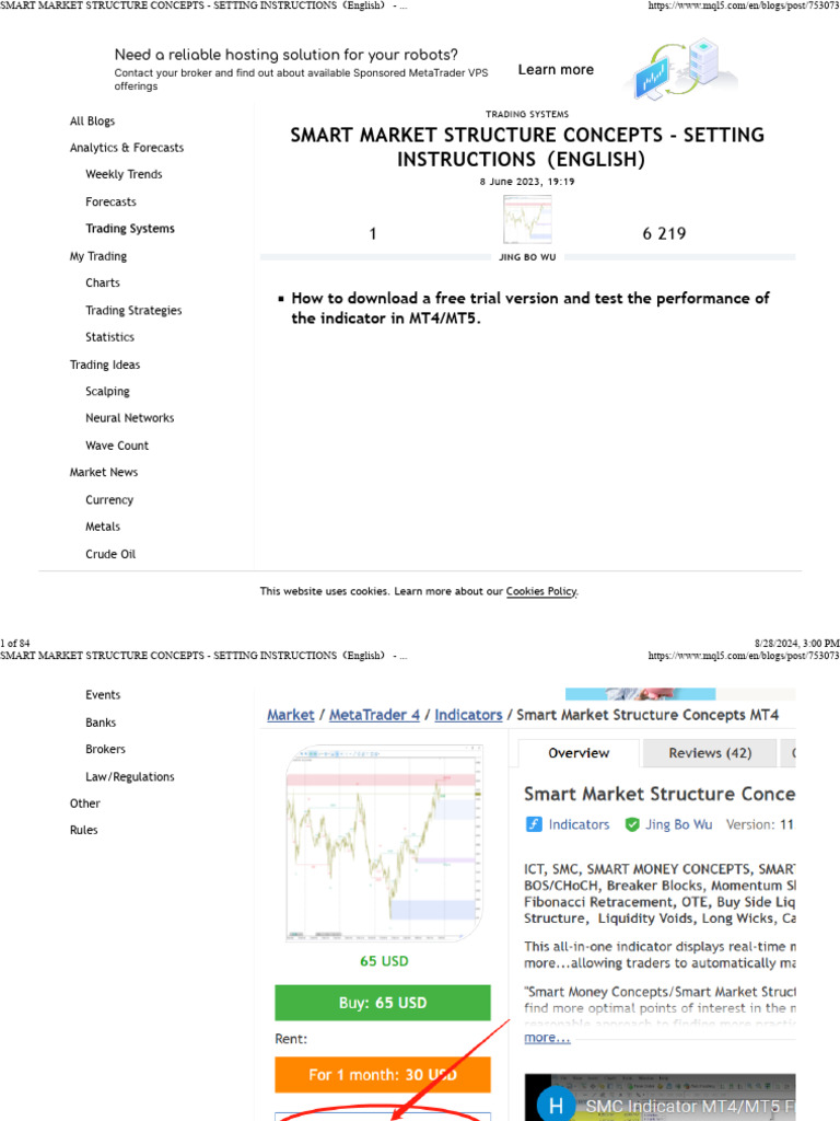 Smart Market Structure Concepts - Setting Instructions English ...