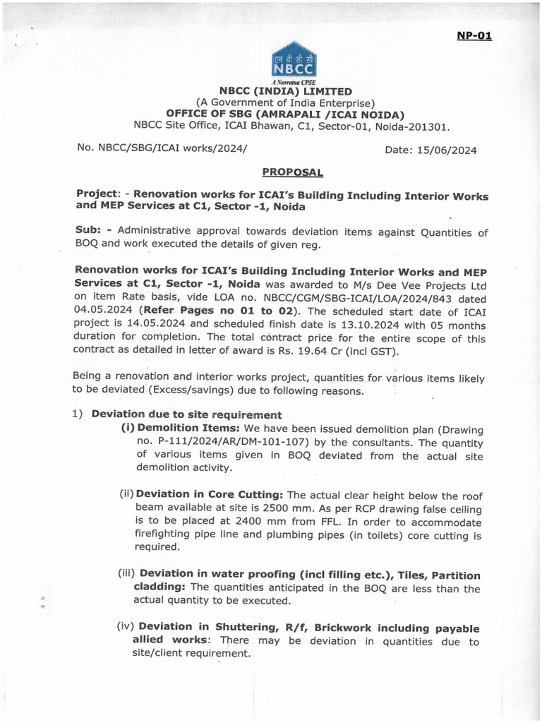 Note Sheet Deviation | PDF