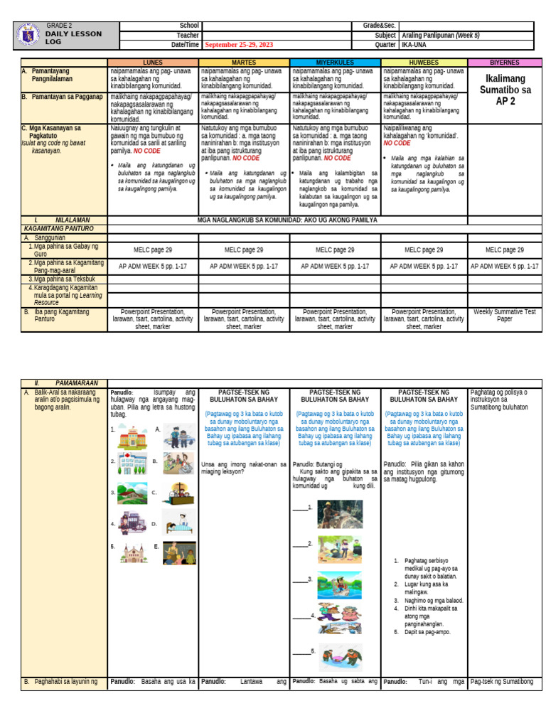 Q1 DLL Ap2 Week-5 | PDF
