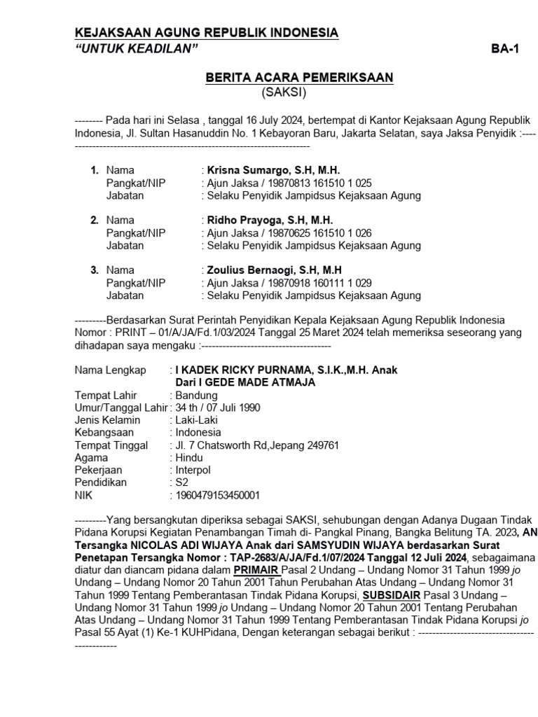 Bap Interpol 1 | PDF