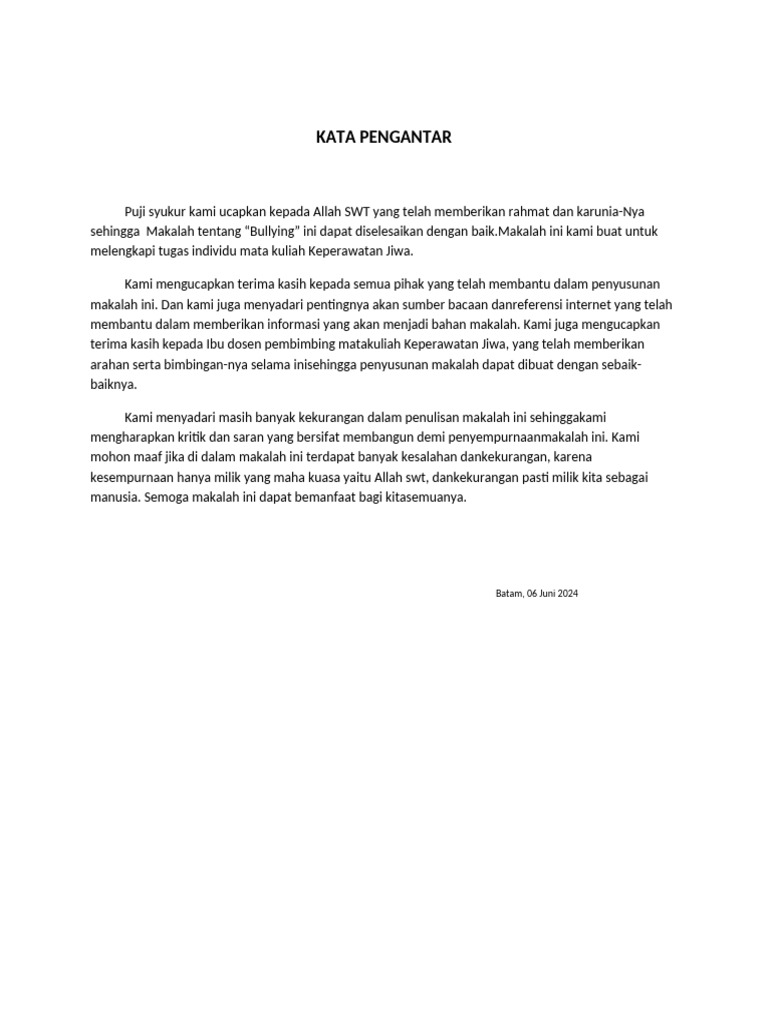 KATA PENGANTAR-WPS Office-1 | PDF | Career & Growth