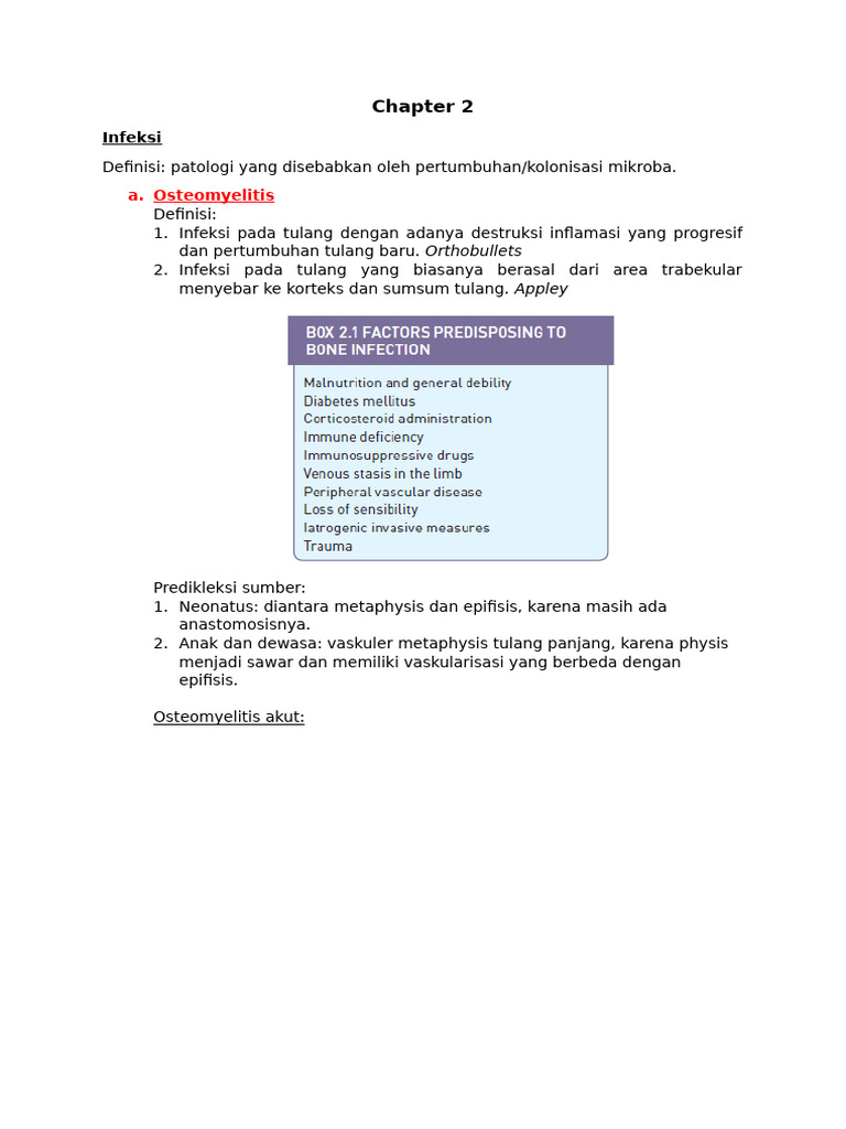 Orthopedic Notes 2 | PDF