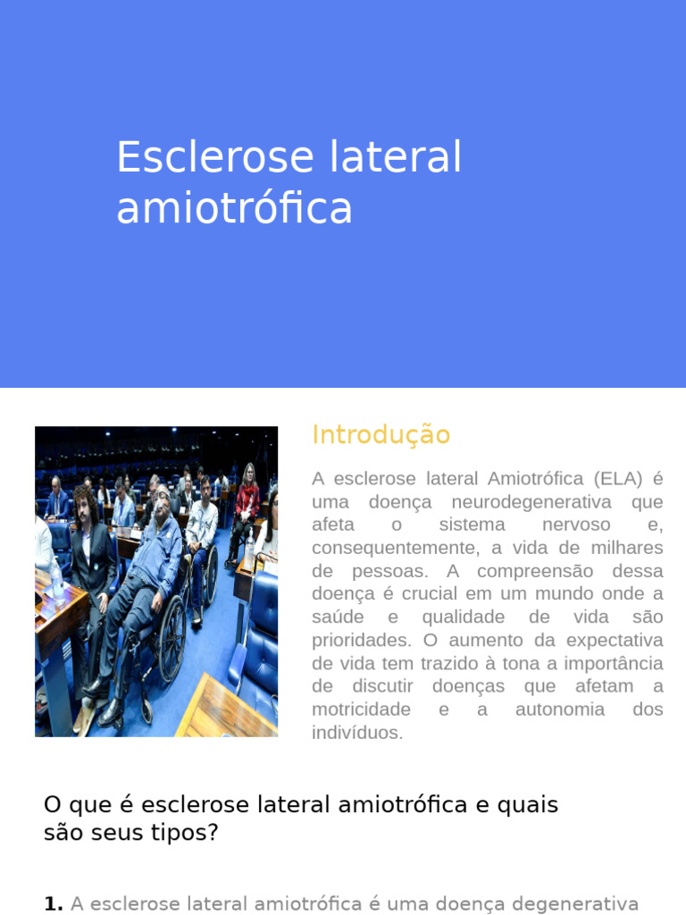 Esclerose Lateral Amiotrófica Ela Pdf