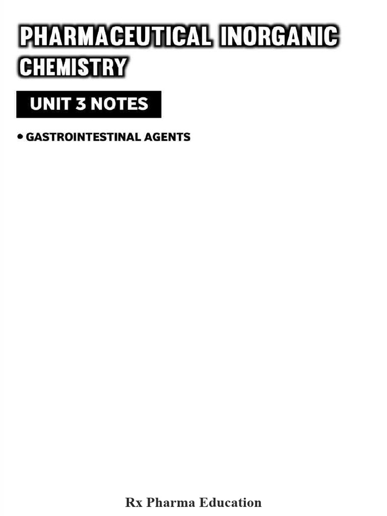 UNIT 3 Inorganic Chemistry Notes | PDF