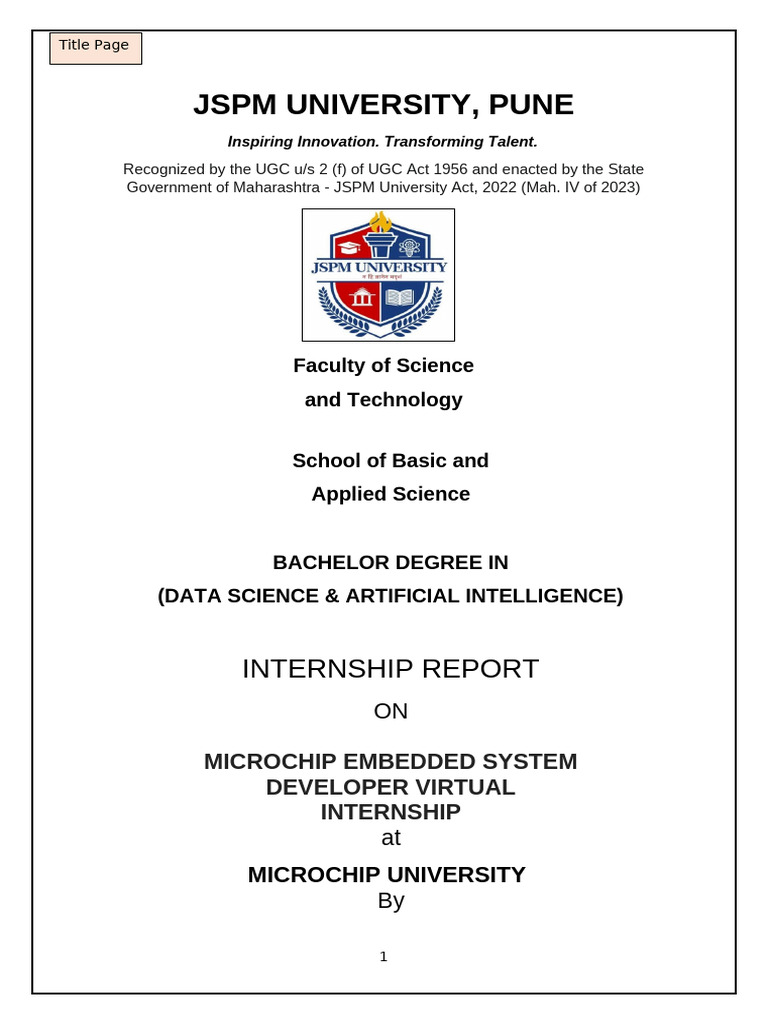 Aditya Khedkar Internship Report | PDF