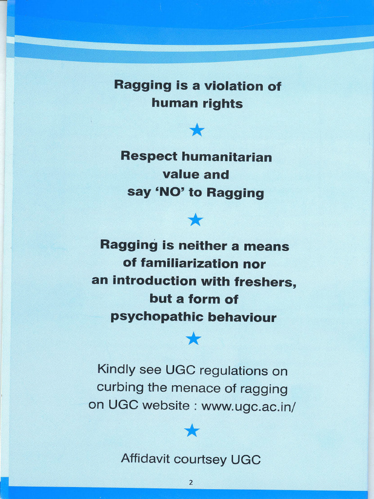 Anti Ragging15 | PDF