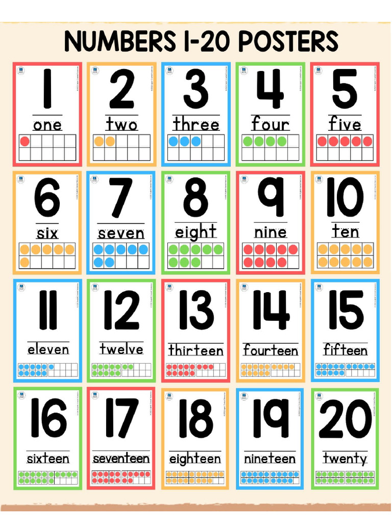 Numbers For Print | PDF